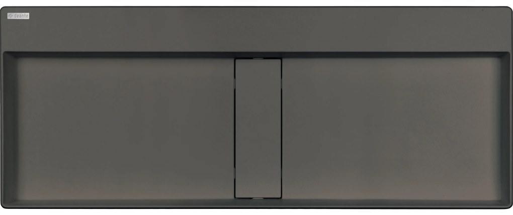 Deante Blur, granitové umyvadlo na desku 1000x400x120 mm, antracitová metalíza, DEA-CQB_TU1S