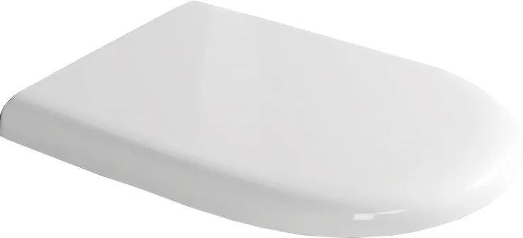 AQUATECH WC sedátko Soft Close, termoplast, bílá/chrom (378801) Kerasan