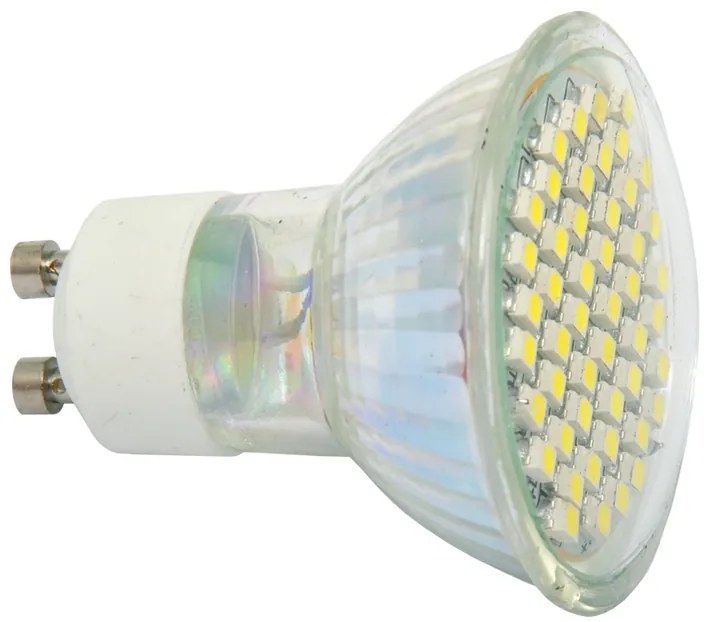 Ecolite EURLED60SMD-GU10/60/3pack LED zdroj GU10, SMD3528, 4W, 6000K, 320lm,