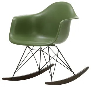 Eames Plastic Armchair RAR černě lakovaná lesní zelená tmavý javor Vitra