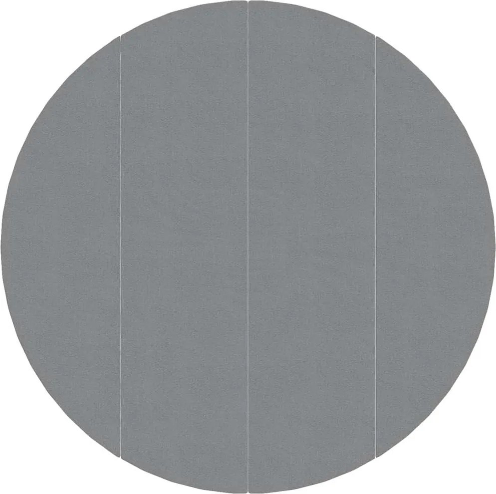 vidaXL Podložka pod bazén světle šedá Ø428 cm polyesterová geotextilie