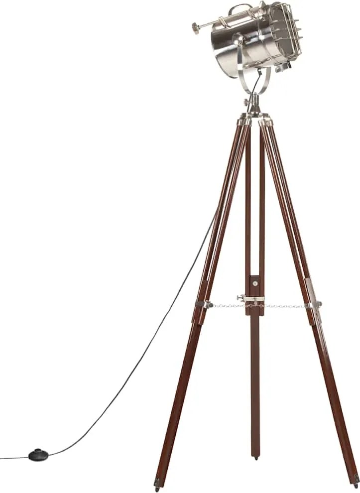 Stojací lampa na stativu masivní mangovníkové dřevo 180 cm 286203