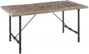 Jídelní stůl dřevěný s kovem 68902