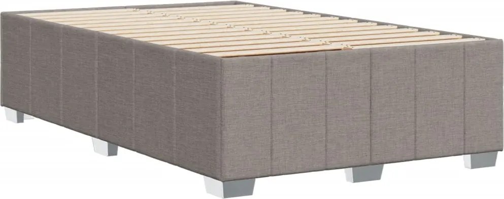 Rám postele bez matrací taupe 120x190 cm textil 3284822