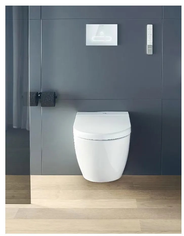 Duravit SensoWash® Starck f Plus Compact - bidetové sedátko s keramikou, 650000012004320