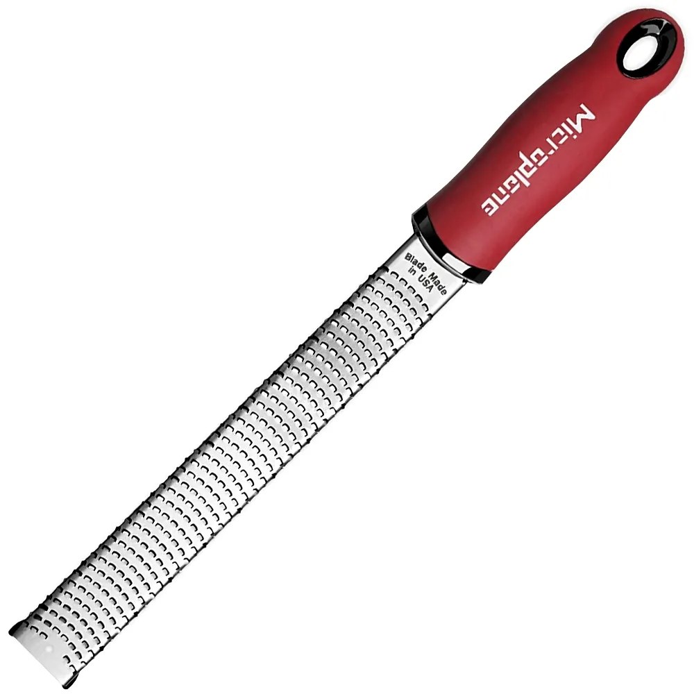 Microplane Nerezové struhadlo Premium Classic Zester, červená 46127