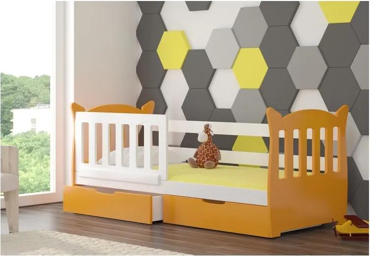 Nábytek Elegance Dětská postel LEJLA pomeranč