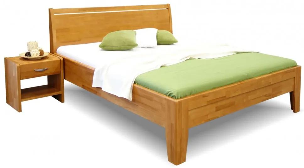 Zvýšená postel z masivu CATARINA 2, masiv buk INTENA, 160x200 cm