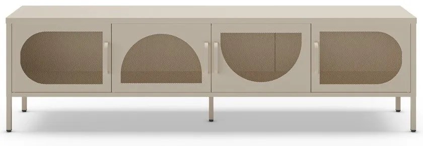 Krémový TV stolek 180x50 cm Tayra – Marckeric