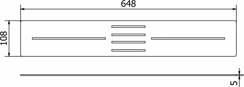 Mexen Toro, krytka sifonu pro sprchovou vaničku Toro (130-160 cm), zlatá lesklá, 43920050