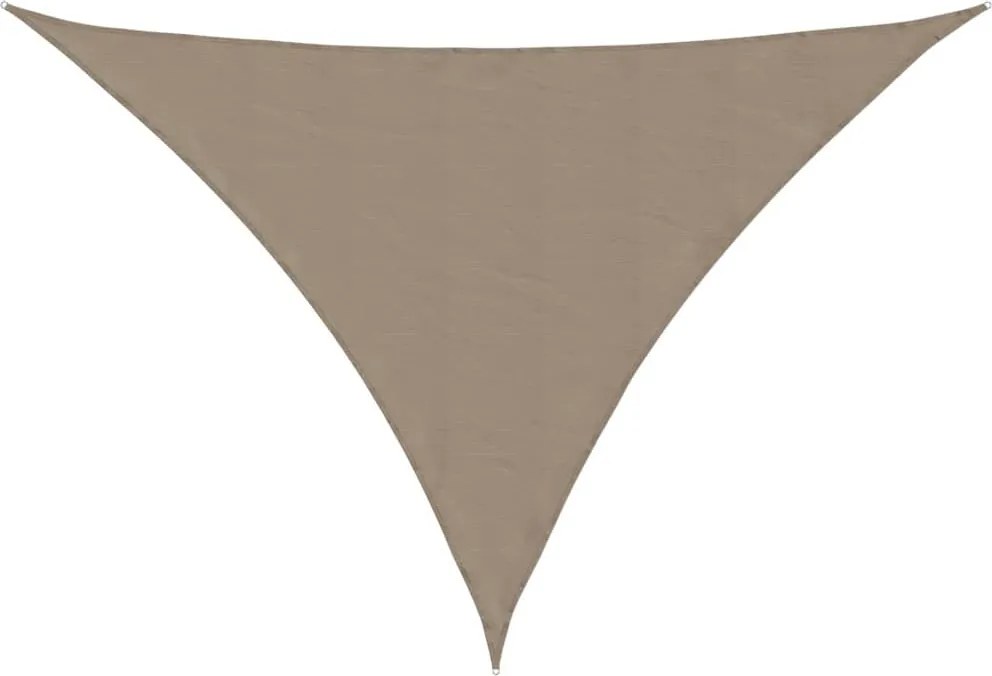 Stínící plachta oxfordská látka trojúhelníková 5x5x6 m taupe 135458