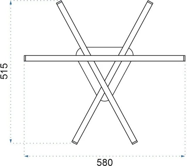 Toolight - Moderní LED stropní svítidlo 59x59cm APP397-C, chromová, OSW-06913