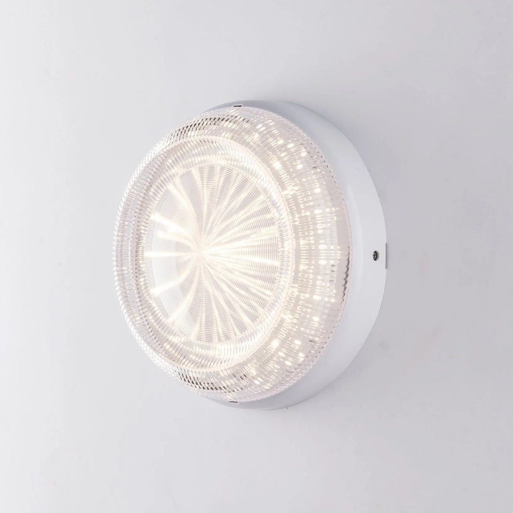 FAN LED-CAPRI-L-BCO Venkovní stropní svítidlo LED CAPRI bílá plast 30 W 3200 lm 4000 K IP65 25,4x7,6 cm - FANEUROPE