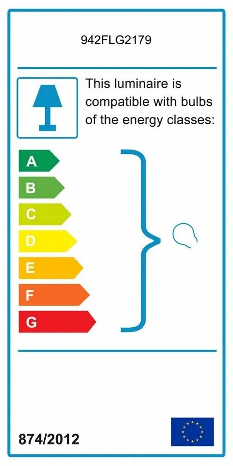 Nástěnné svítidlo Horn - 12216, zlatá