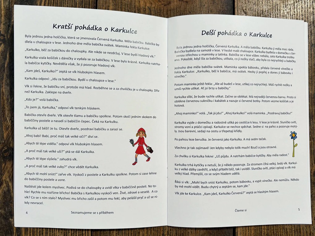 MARIONETINO Pohádkový program Červená Karkulka