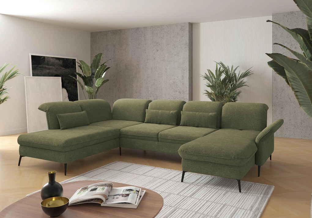 XXXLutz SEDACÍ SOUPRAVA, textil, světle zelená Sit & More - Sedací soupravy - 00014401184Y