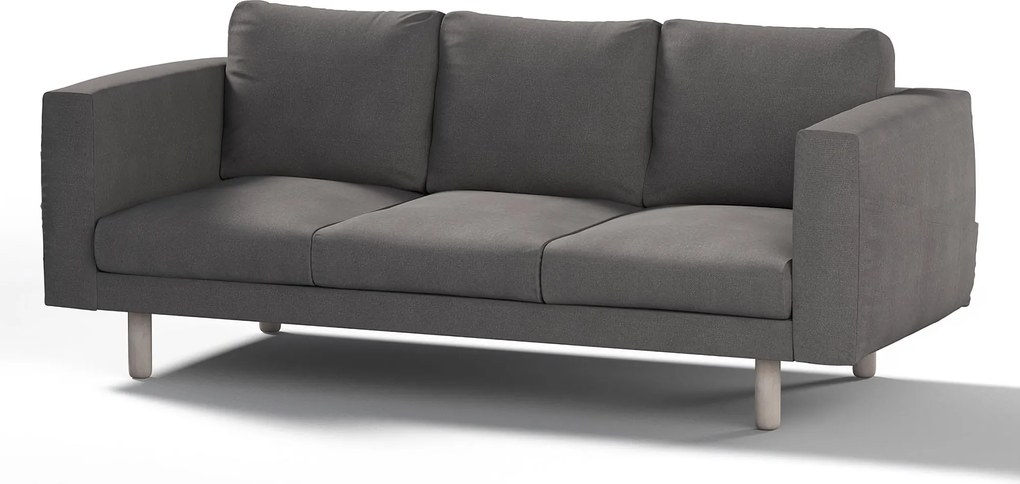 Potah na pohovku IKEA Norsborg 3-místná barva šedá látka pletený vzor