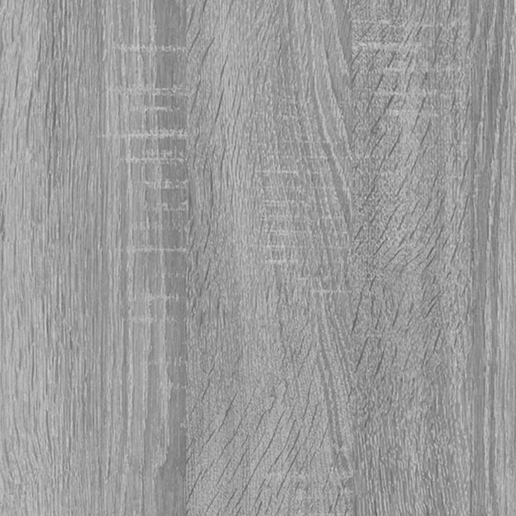 Botník šedý sonoma 59 x 17 x 169 cm kompozitní dřevo - Default Title