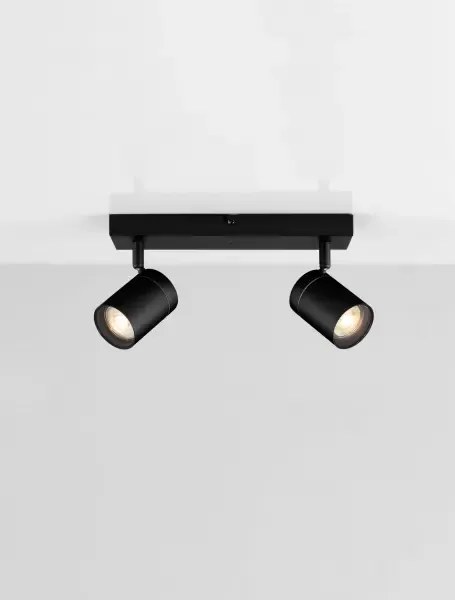 LED černé moderní stropní svítidlo Alma