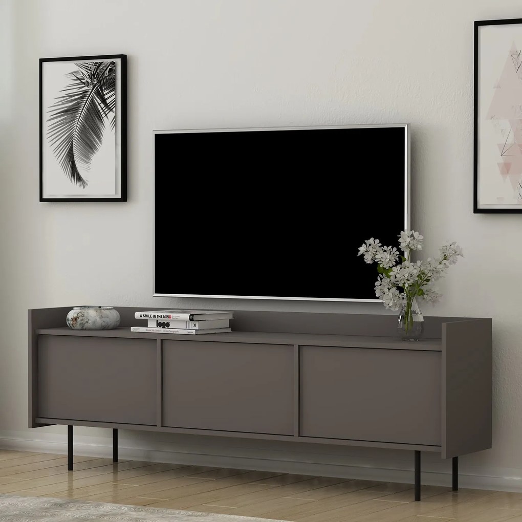 Kalune design TV stolek ATLAS hnědý