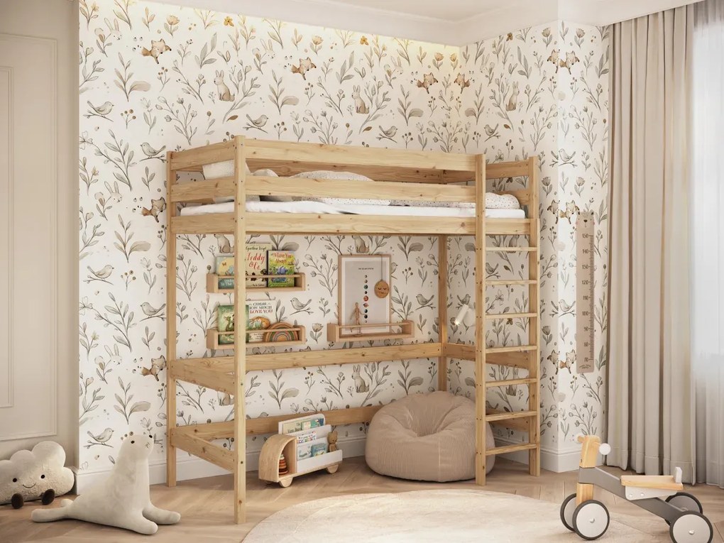Rkids | Vyvýšená postel Alti Přírodní
