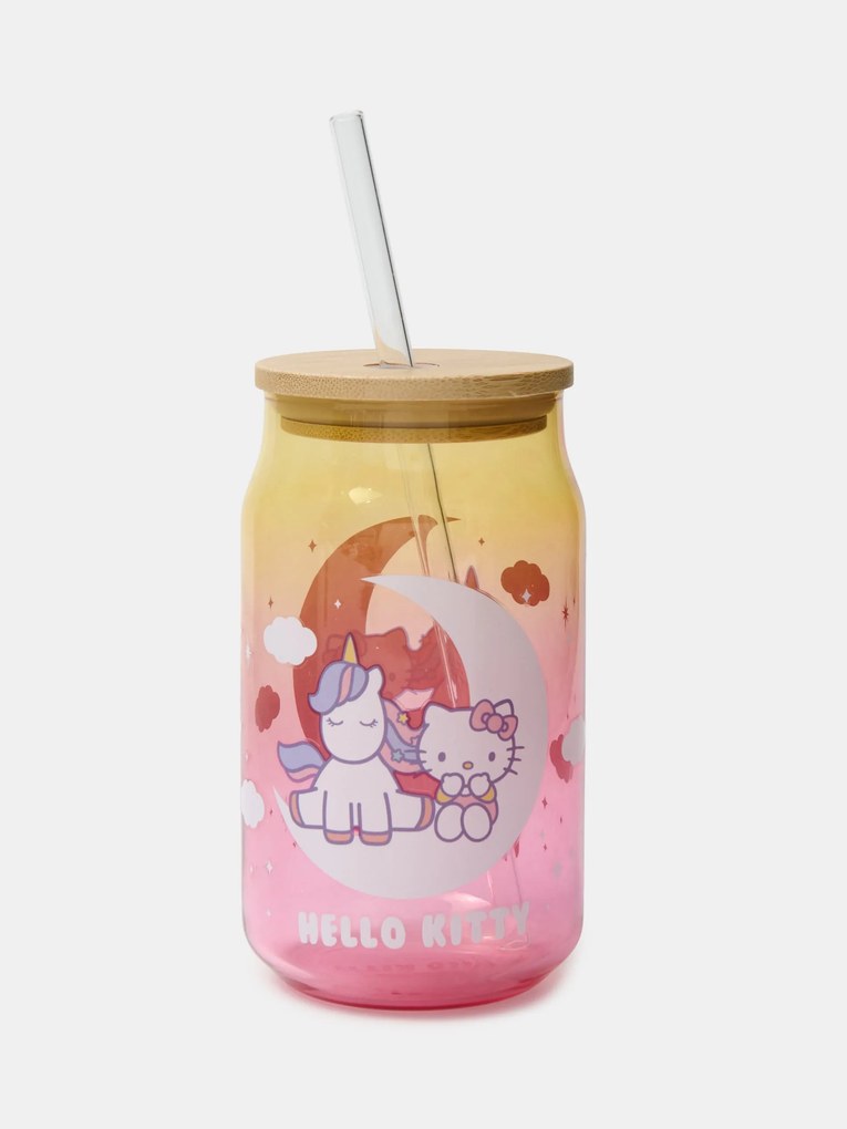 Sinsay - Znovu použitelný hrnek s brčkem Hello Kitty - vícebarevná