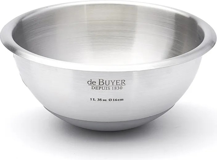 Nerezová mísa de Buyer CUL-DE-POULE P.16cm 1l