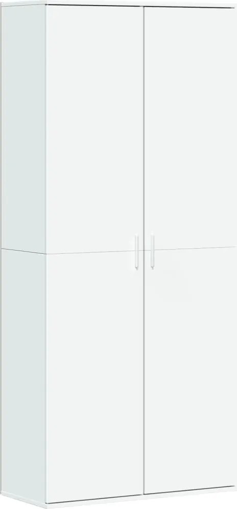 Skříň highboard bílá 80 x 35 x 180 cm kompozitní dřevo 3276651