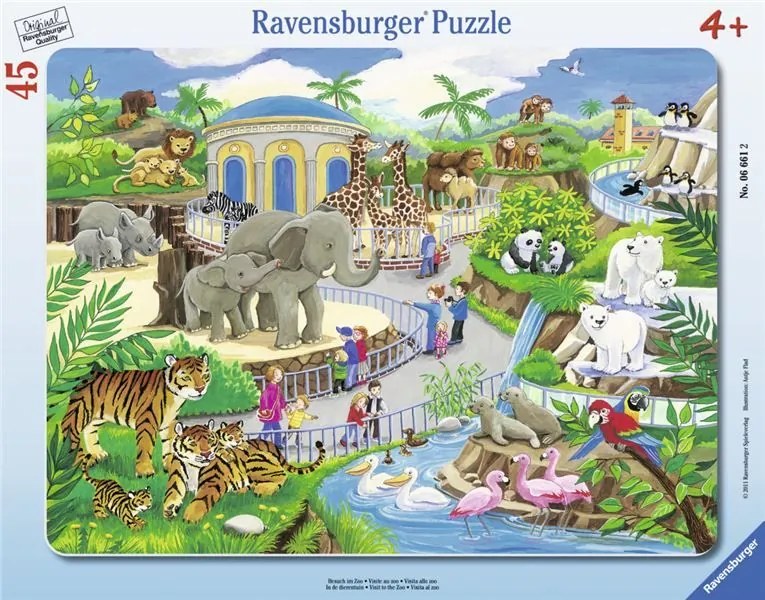 Ravensburger Návštěva v ZOO 45 díků