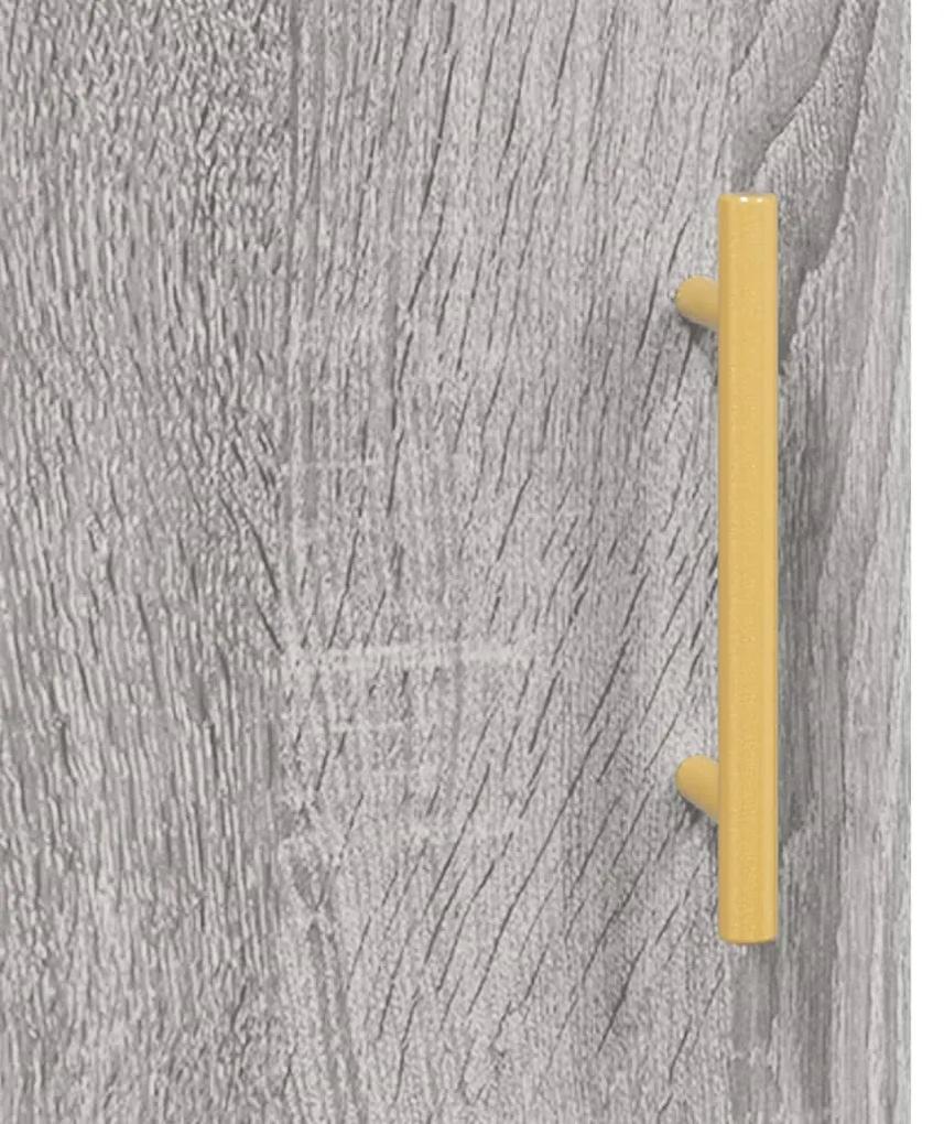 Skříň highboard šedá sonoma 69,5 x 31 x 115 cm kompozitní dřevo - Default Title
