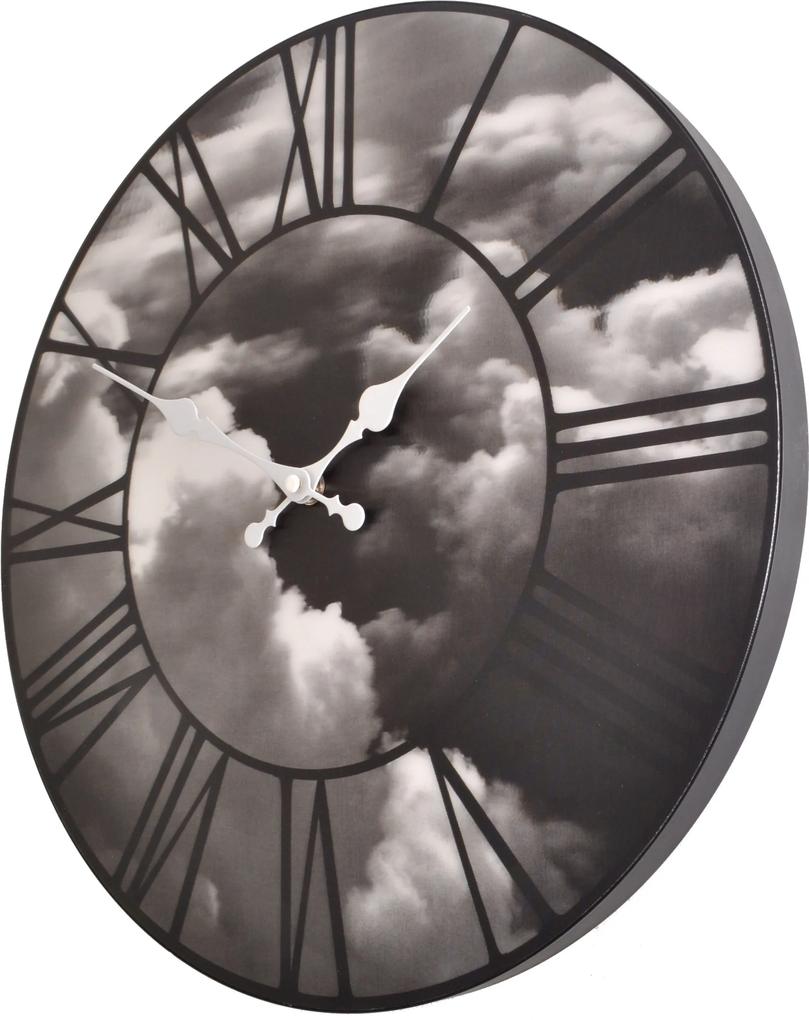 Designové nástěnné hodiny 3037 Nextime Clouds 39cm