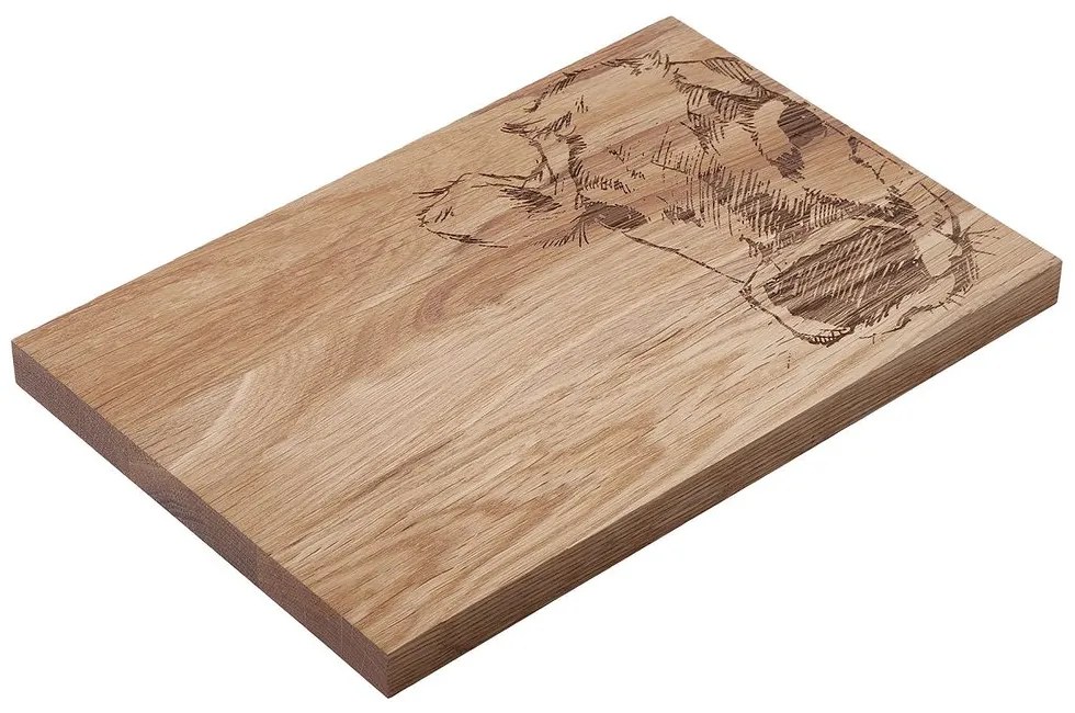 ALPINE LODGE Snídaňové prkénko kráva 30 x 20 cm