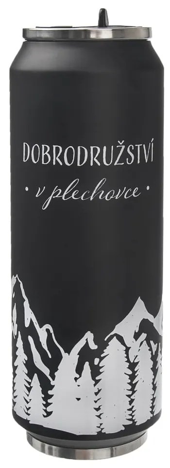 Černá termoska 700 ml – Orion