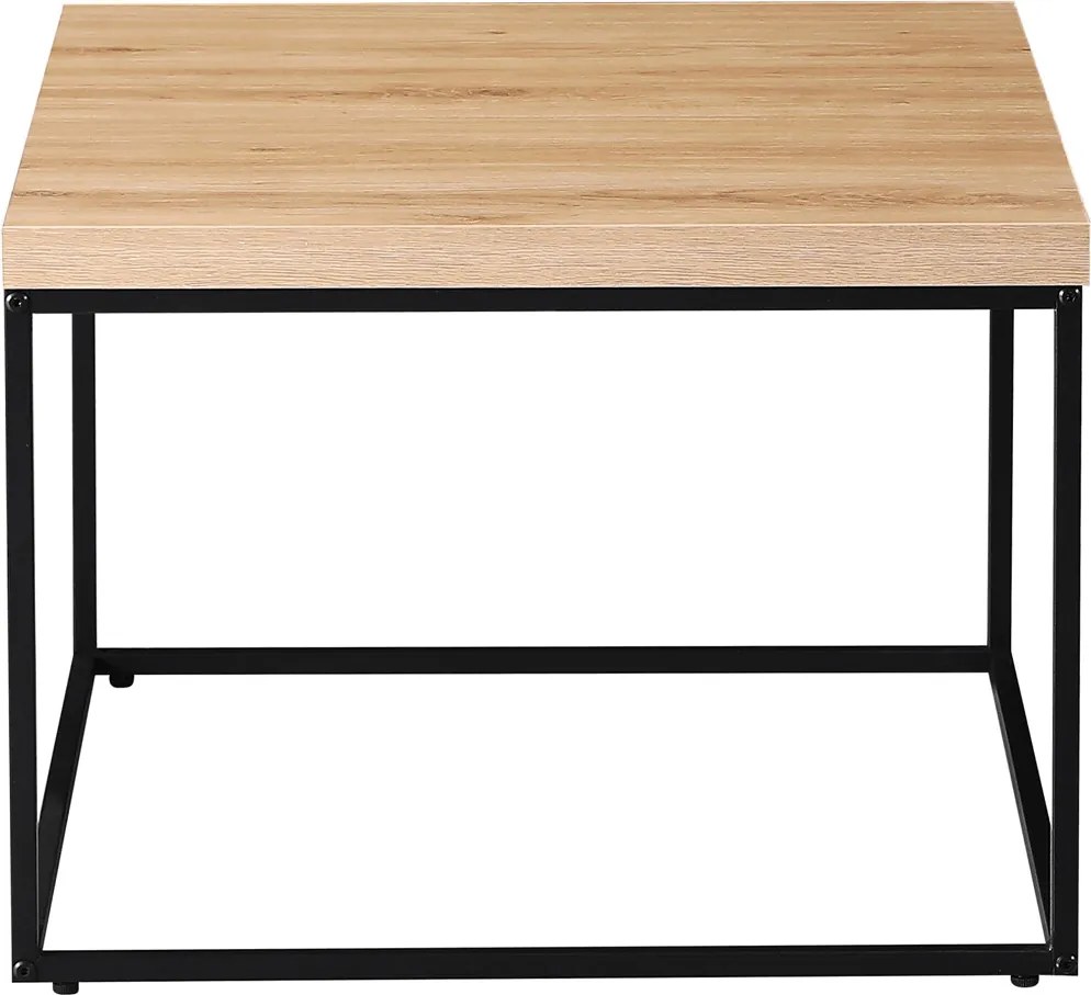 Autronic Konferenční stolek CT-V2006 60x60 cm Odstín: Černý mramor