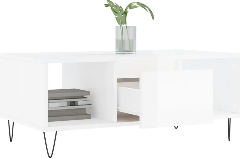 vidaXL Konferenční stolek 90x50x36,5 cm kompozitní dřevo [830590] Barva: Betonová šedá