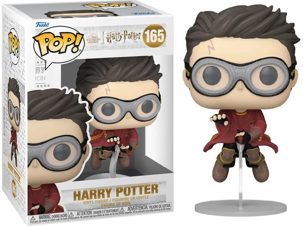 Figurka funko pop! harry potter harry with broom 165