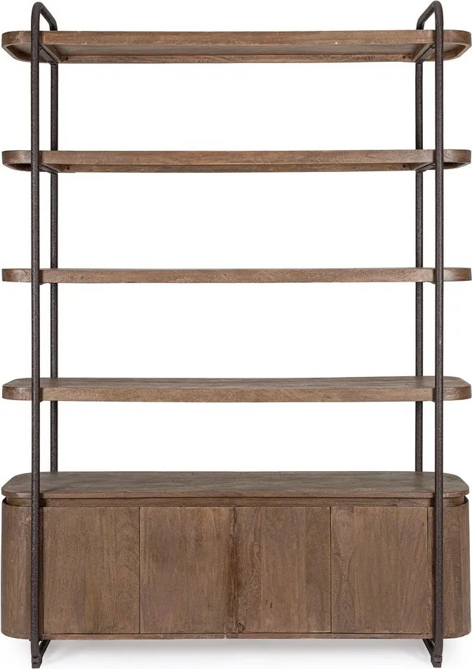 BIZZOTTO Knihovna ELSWICK hnědá 150x210 cm 8051836811355