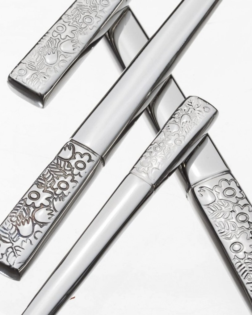 Příbory Fiori Platinum pro 6 osob 24 kusů