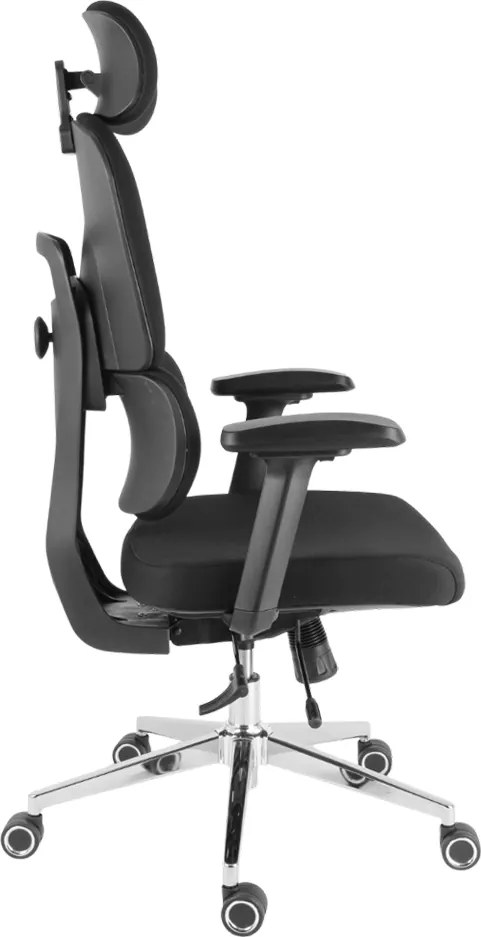 Kancelářská ergonomická židle Neoseat ROBIN — černá, nosnost 150 kg