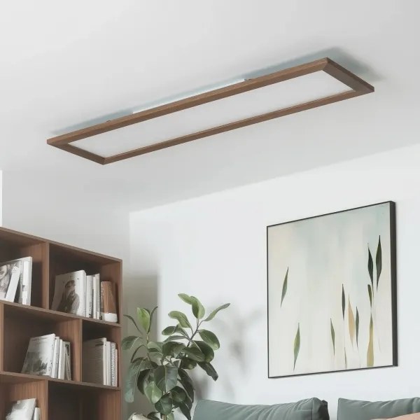 Brilagi - LED Stmívatelné svítidlo SLIMFRAME WOOD LED/58W/230V 124x34 cm + DO