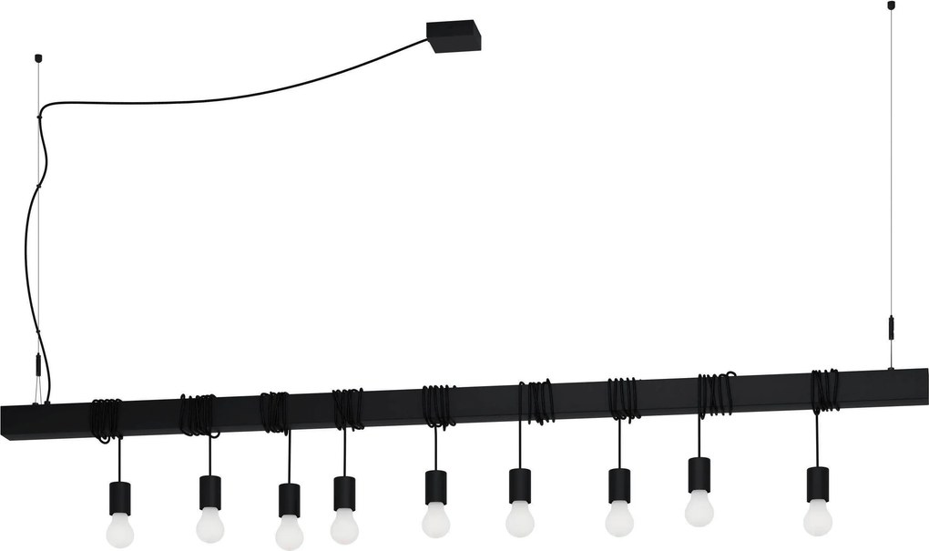 XXXLutz ZÁVĚSNÉ SVÍTIDLO, 200/9,5/200 cm Eglo - Online Only svítidla - 003348312903