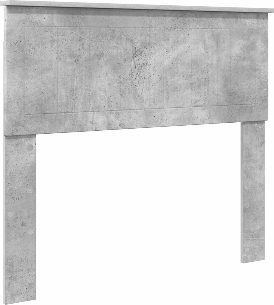 Rám postele s čelo Betonově šedá 100 x 200 cm Kompozitní dřevo 3410934