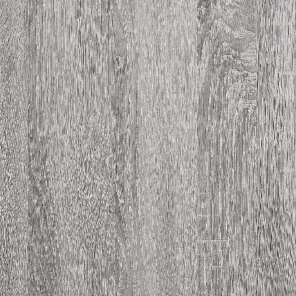 Příborník šedý sonoma 80x33x70 cm kompozitní dřevo - Default Title