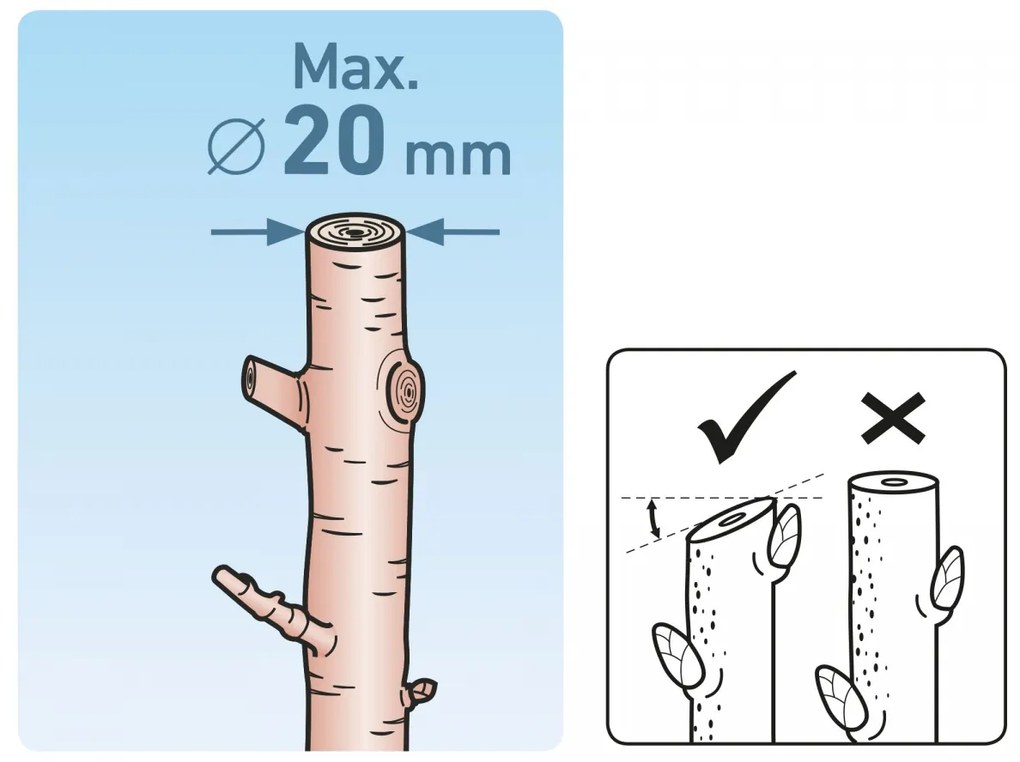 Nůžky zahradnické 215 mm Extol Premium