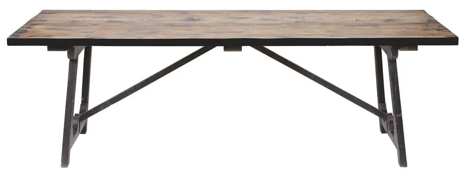 Jídelní stůl z masivního borovicového dřeva BePureHome Craft, 190 x 90 cm