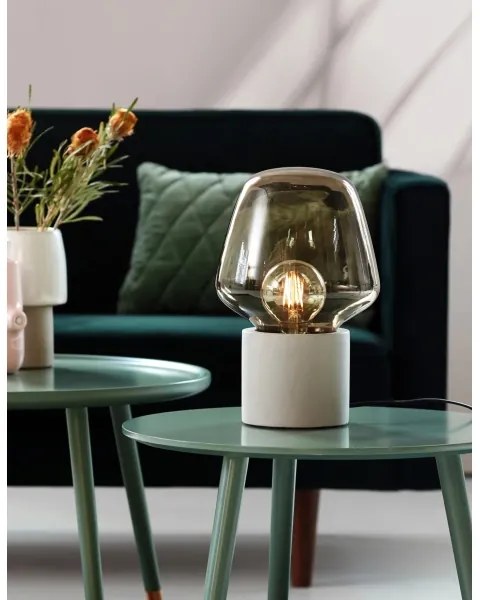 Nordlux - Stolní lampa CHRISTINA 1xE27/25W/230V beton/černá