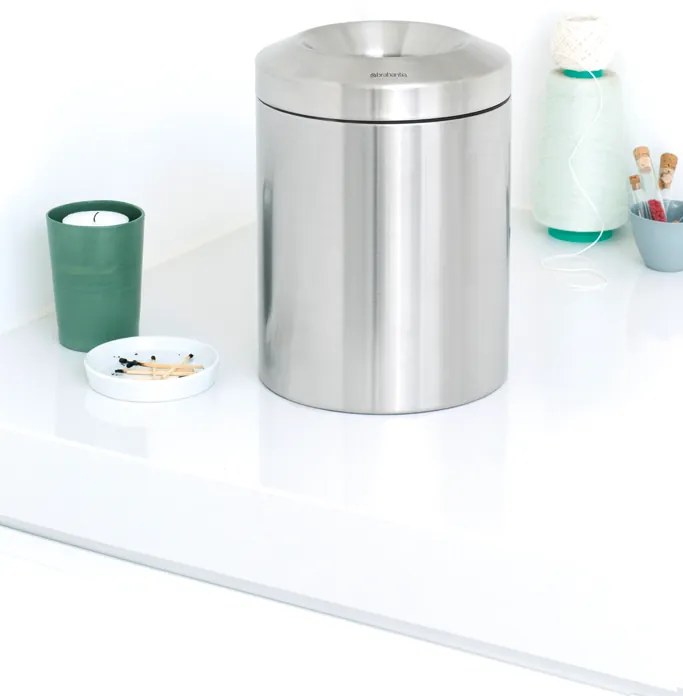 Brabantia FLAME GUARD Nehořlavý koš 7 l - matná ocel