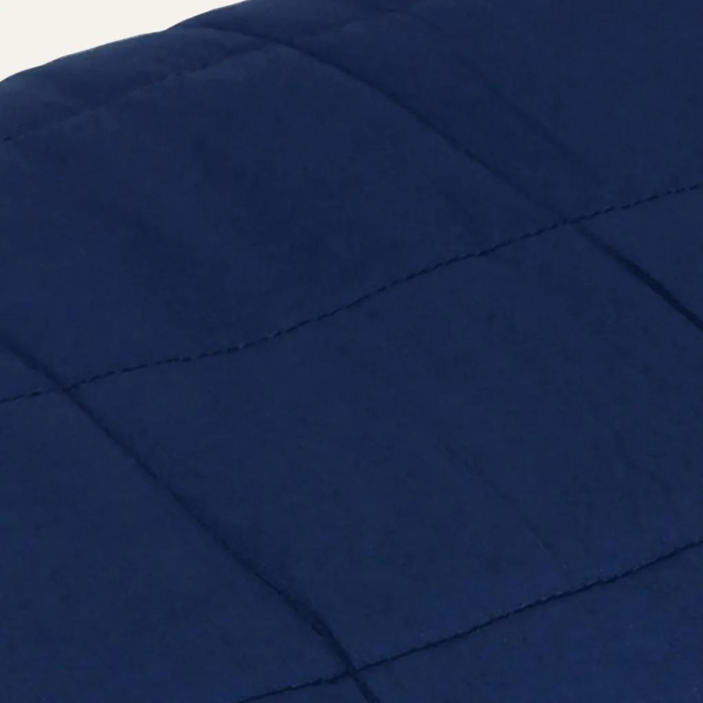 Zátěžová deka modrá 220 x 240 cm 11 kg textil,  3154808