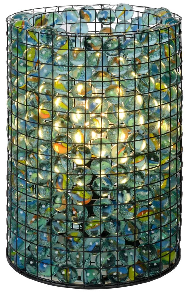 Lucide 78597/01/60 stolní lampa Extravaganza Marbelous, vícebarevná, E14, 21cm