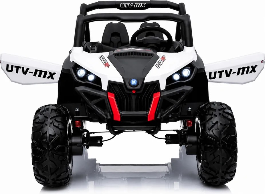 LEAN CARS Akumulátorové auto XMX603 4x4 s panelem MP4, bílé